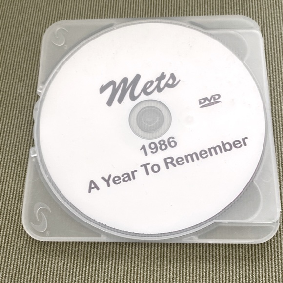 Media | Mets Dvd 1986 A Year To Remember Dvd Highlights Of An ...